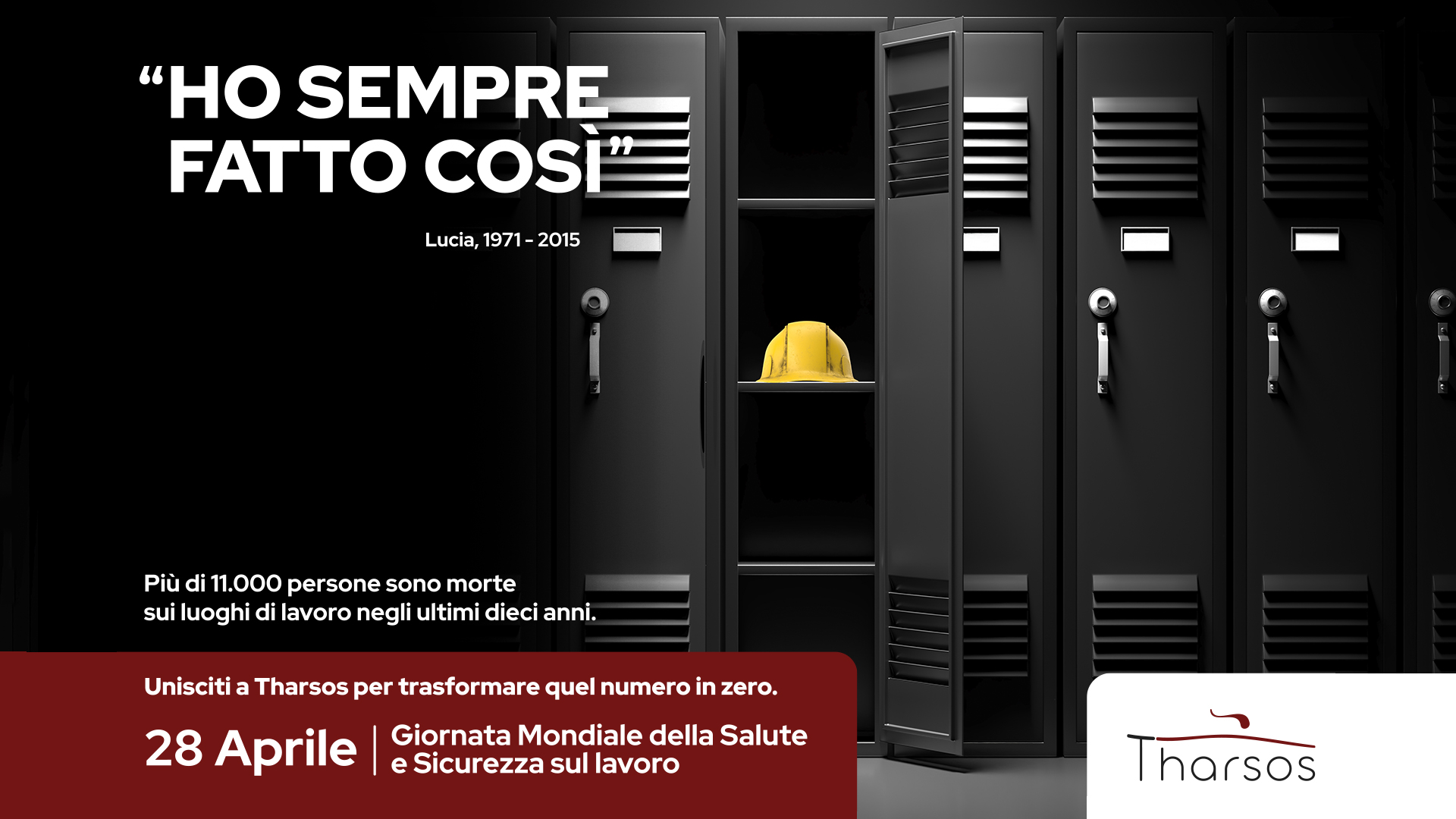 Tharsos per il 28 aprile - La sicurezza sul lavoro va in piazza a ...